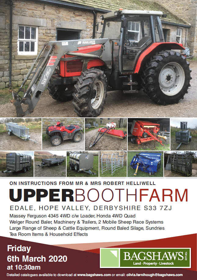 Upper Booth Farm-Machinery Dispersal - Bagshaws