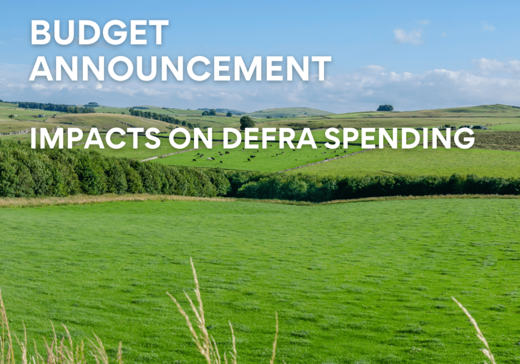 Budget Impacts on Defra Spending - Bagshaws