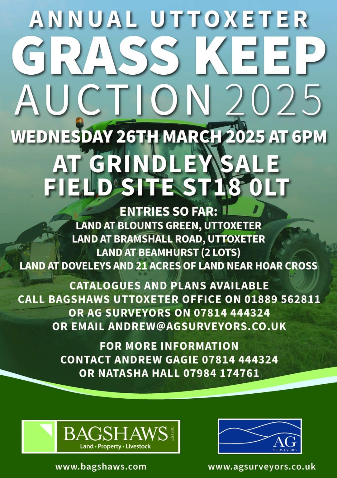 ANNUAL UTTOXETER GRASS KEEP AUCTION 2025 - Bagshaws